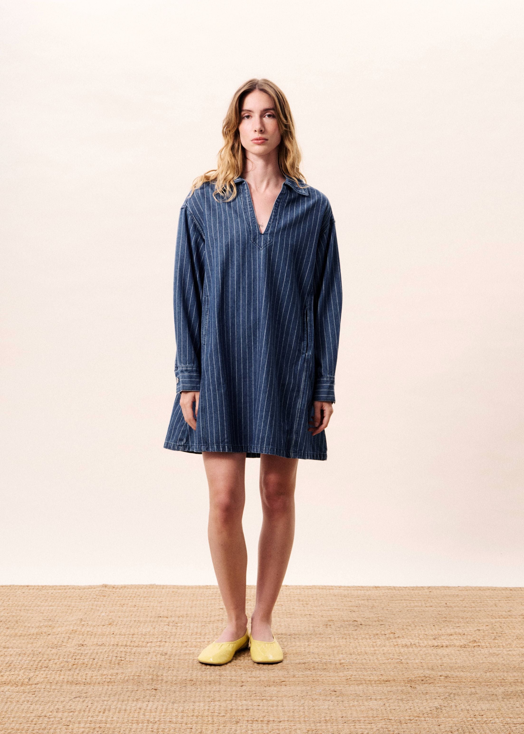 Dacia Denim Dress – Harper