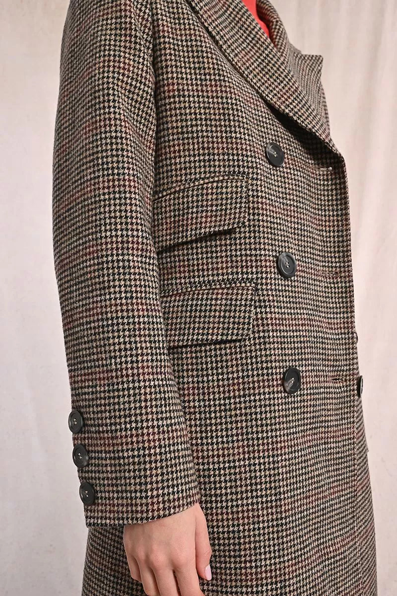 The Regina Check Coat – Harper